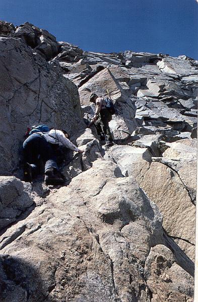 Climbing Mt. Ritter